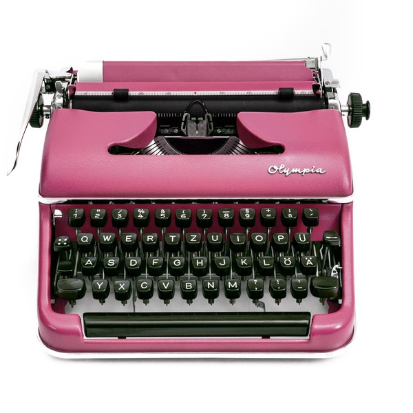 Pink Typewriter - Etsy