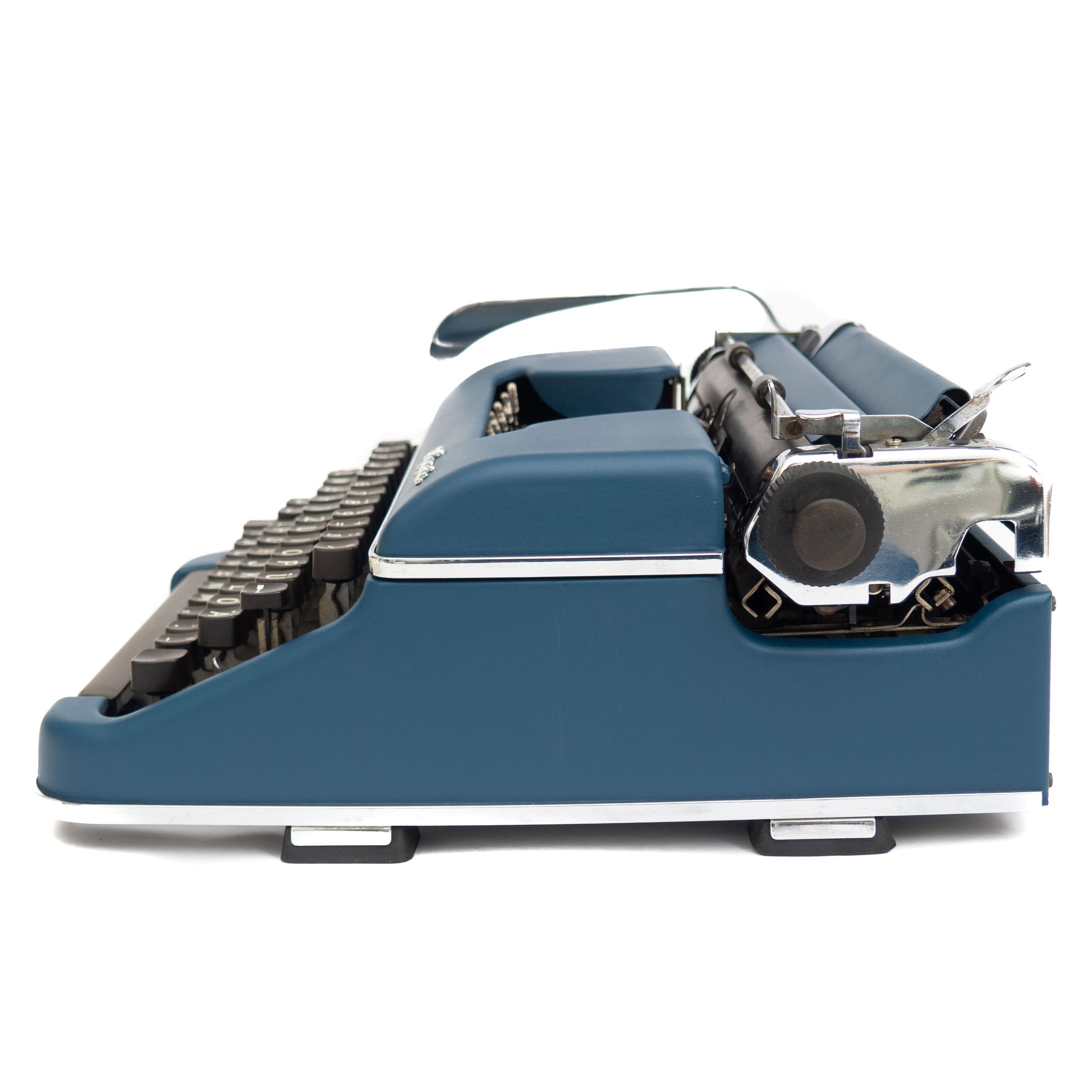 Typewriter Olympia SM2, Petrol Blue Typewriter Vintage, Working ...