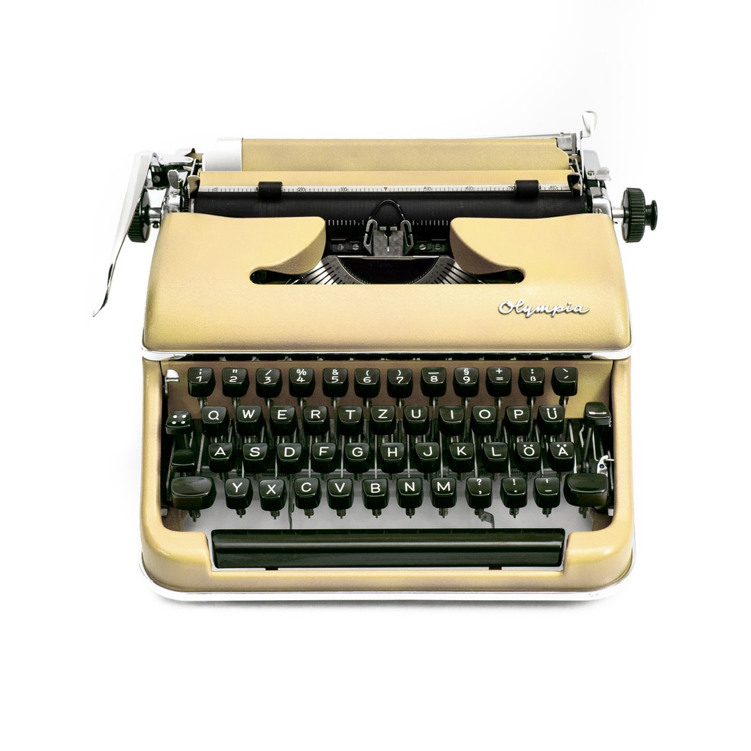 Olympia Typewriter Vintage, Working Typewriter Olympia SM2, Typewriter ...