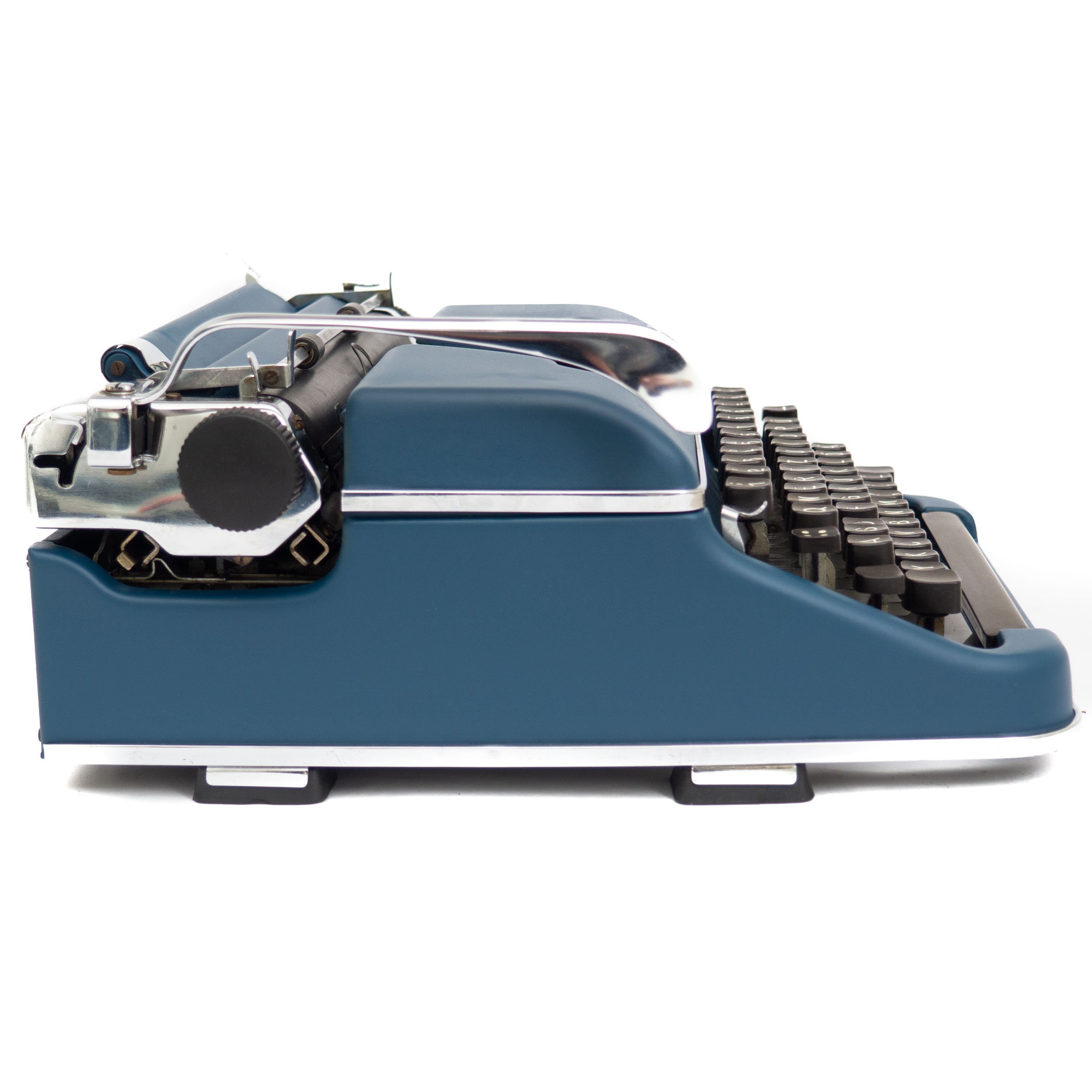 Typewriter Olympia SM2, Petrol Blue Typewriter Vintage, Working ...