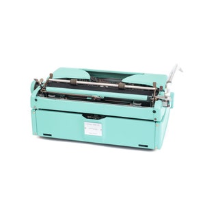 Working Typewriter, Mint Green Typewriter Vintage, Typewriter OLYMPIA ...