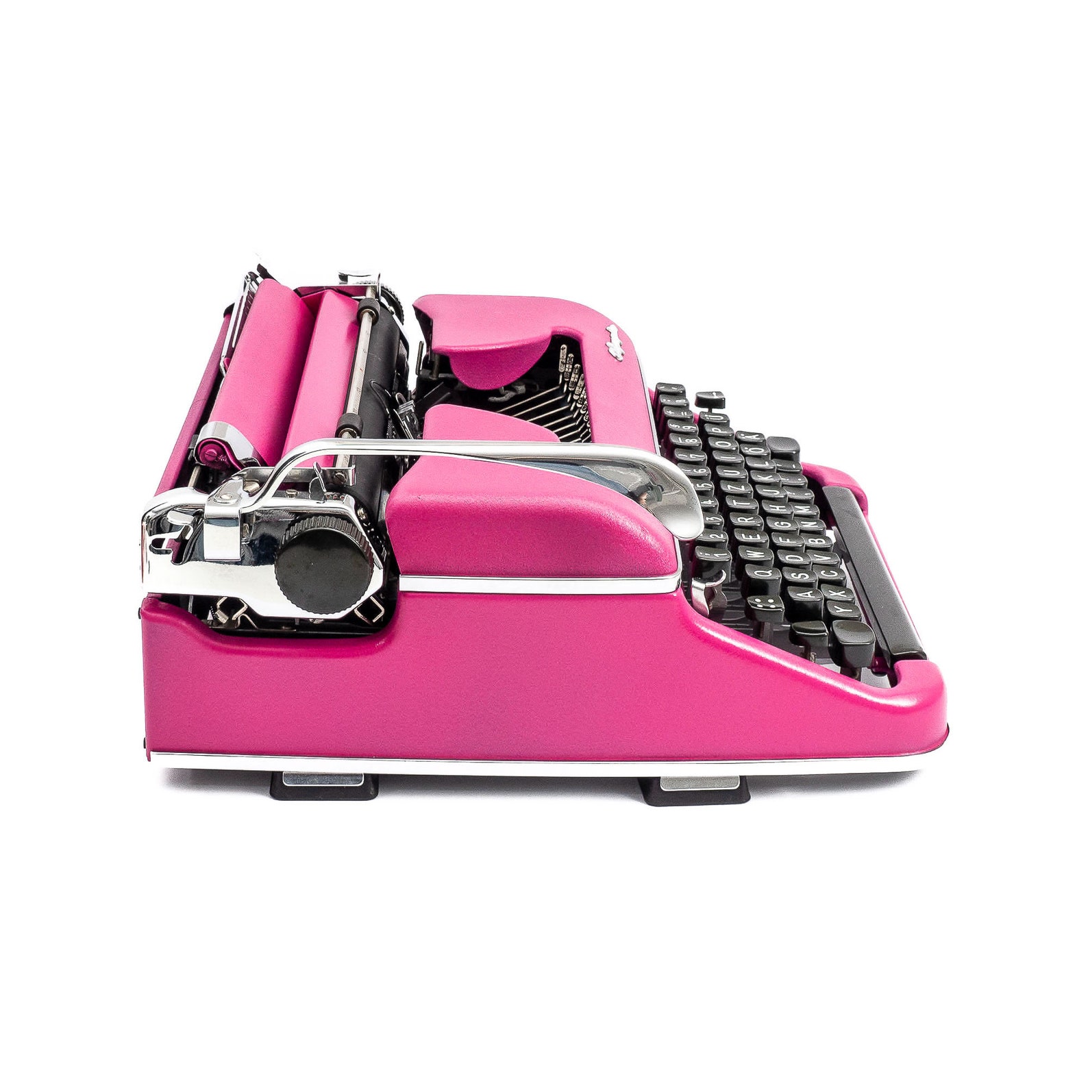 Pink Typewriter Working Typewriter Olympia SM2, Vintage Typewriter Pink ...