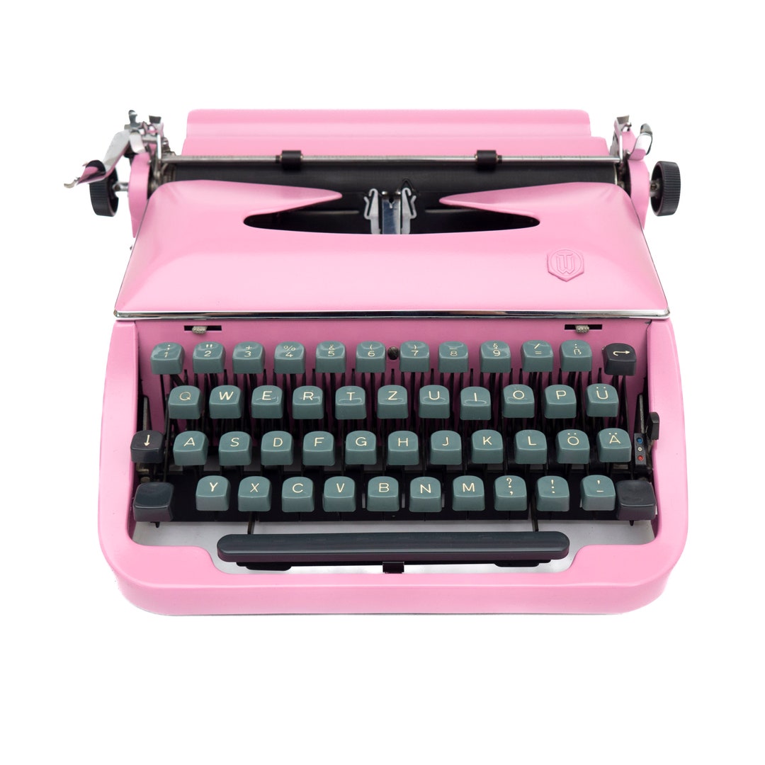 Vintage Typewriter Working, Pink Typewriter Torpedo 20, Working ...