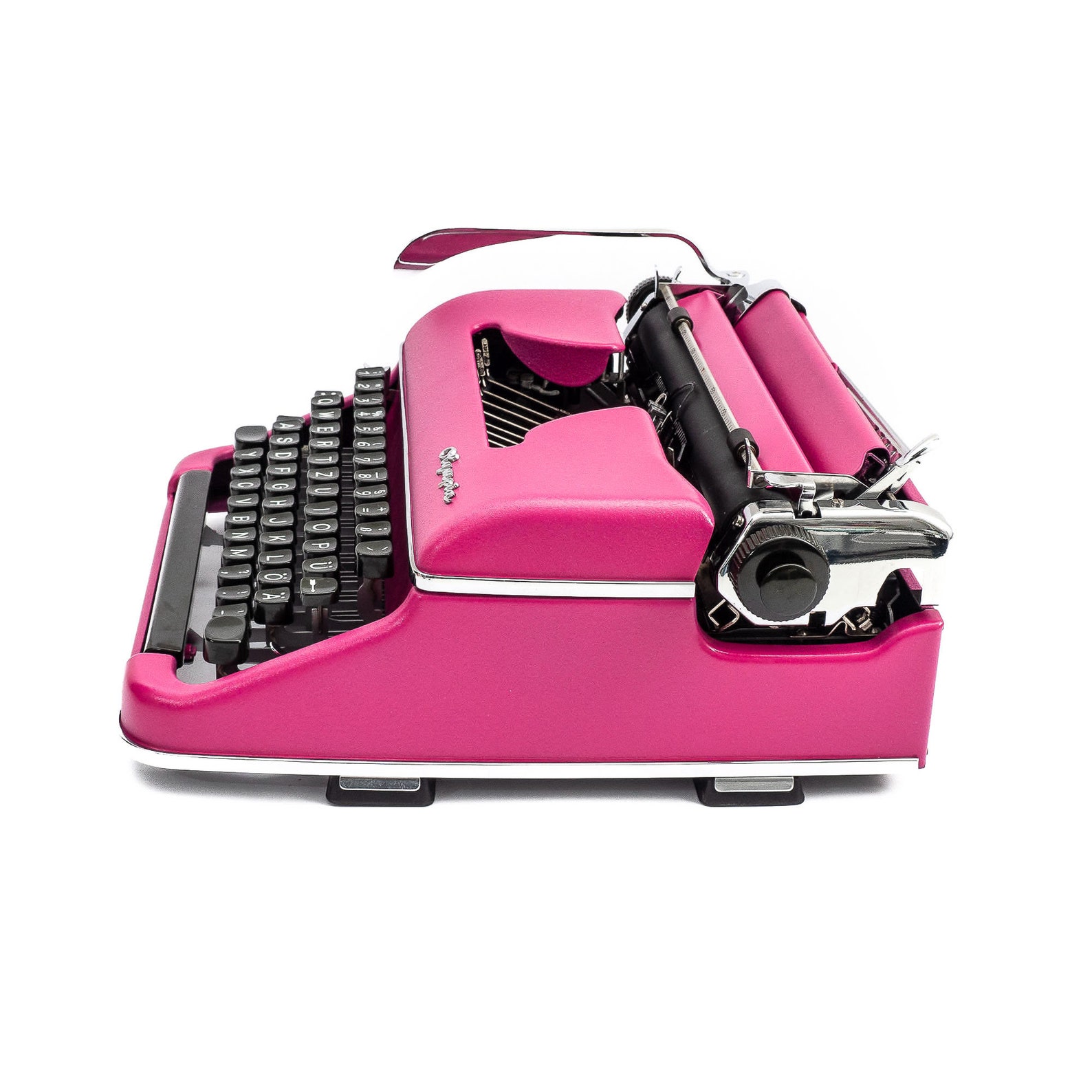 Pink Typewriter Working Typewriter Olympia SM2, Vintage Typewriter Pink ...