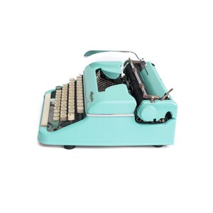 Working Typewriter, Mint Green Typewriter Vintage, Typewriter OLYMPIA ...