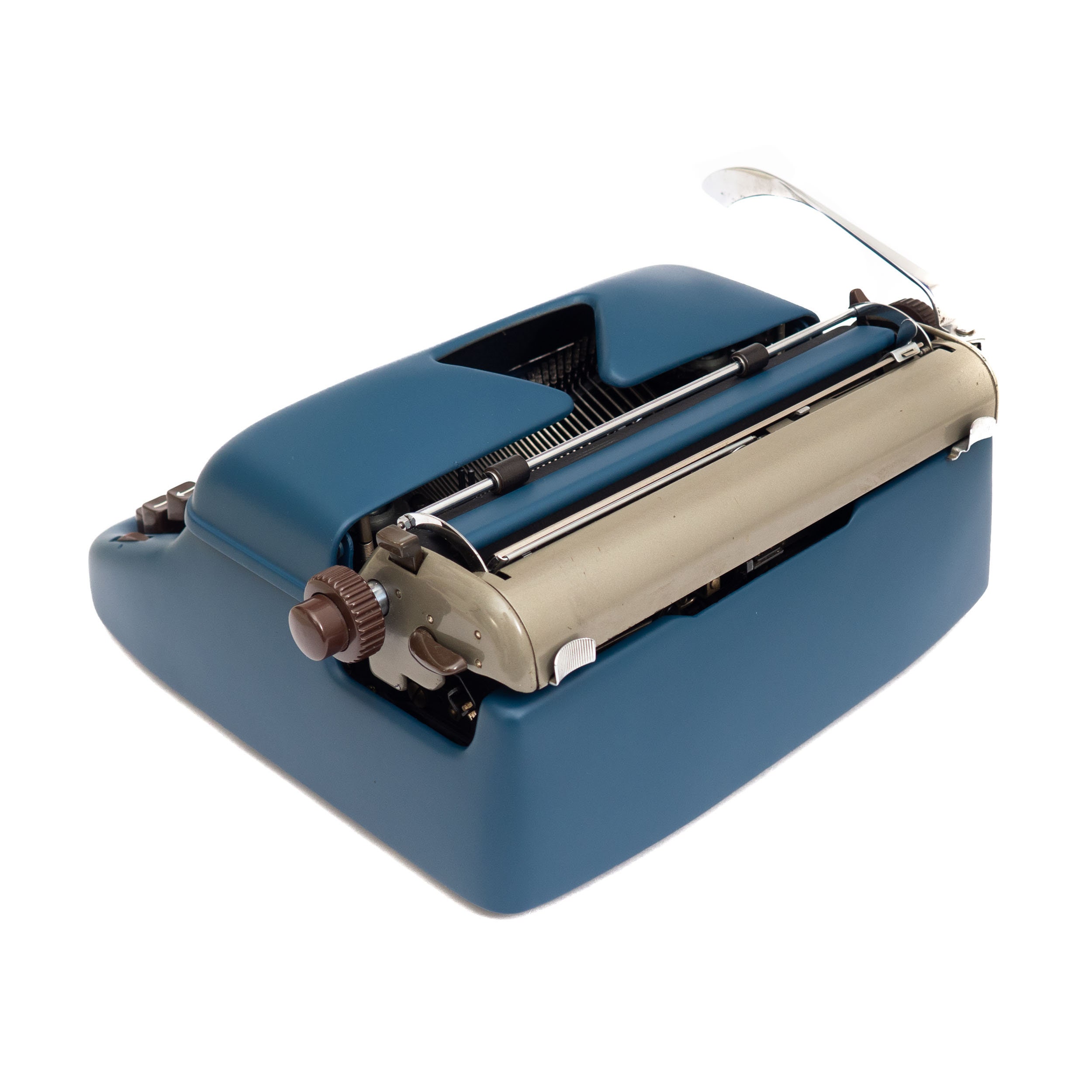 Typewriter Blue, Working Typewriter Optima, Vintage Typewriter, Old ...