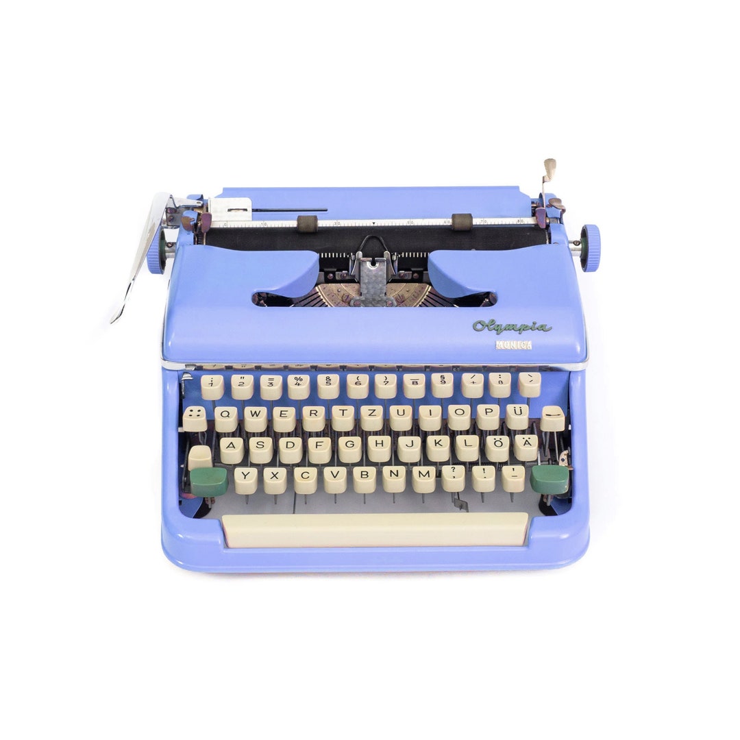 Purple Typewriter OLYMPIA MONICA, Working Typewriter Lilac, Cute ...