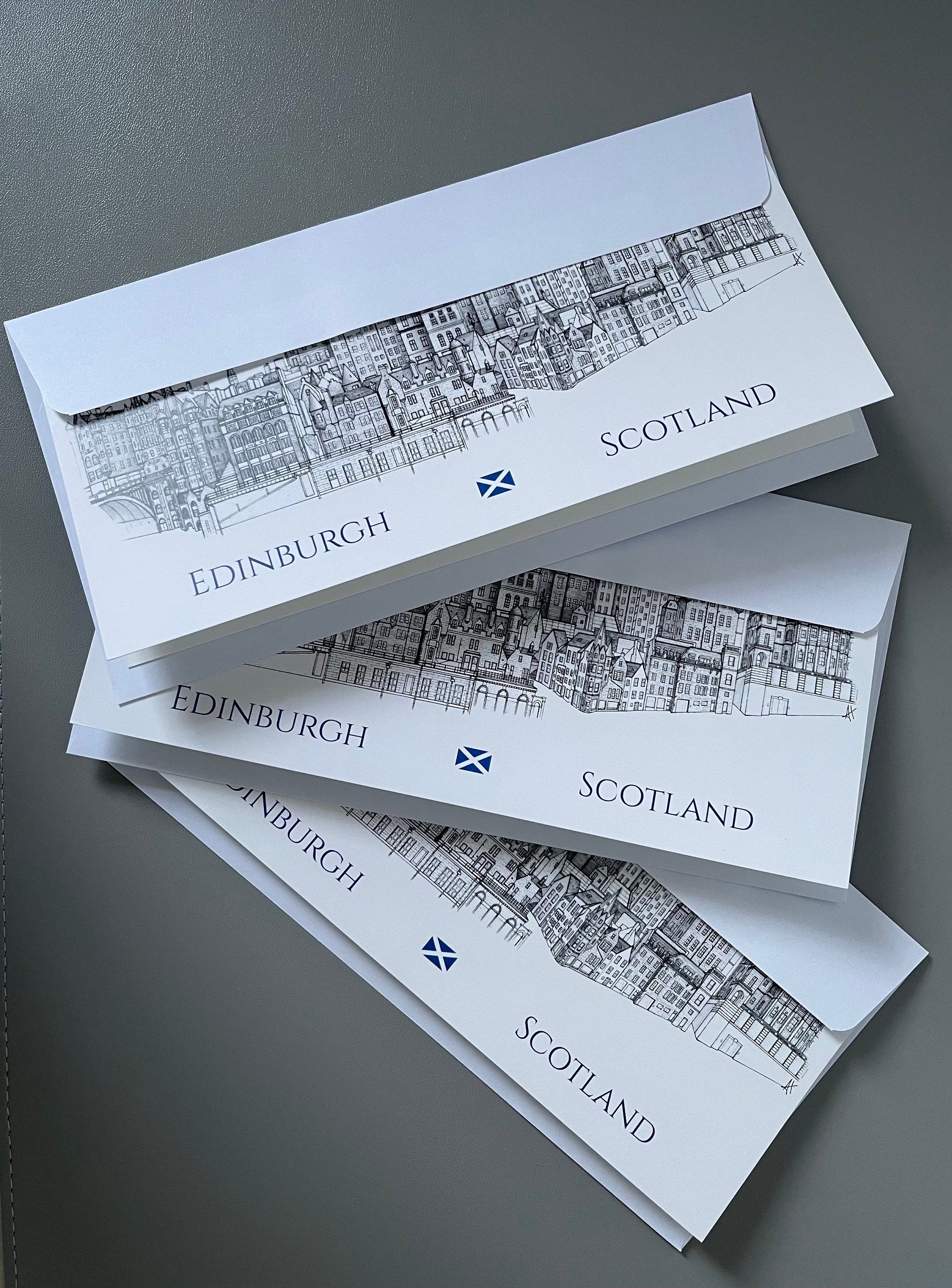 Edinburgh Card Edinburgh Skyline Edinburgh Greetings Card - Etsy