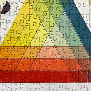 Canvas – Bright, Bold 1000 Piece Colour Gradient Jigsaw Puzzle - Etsy UK