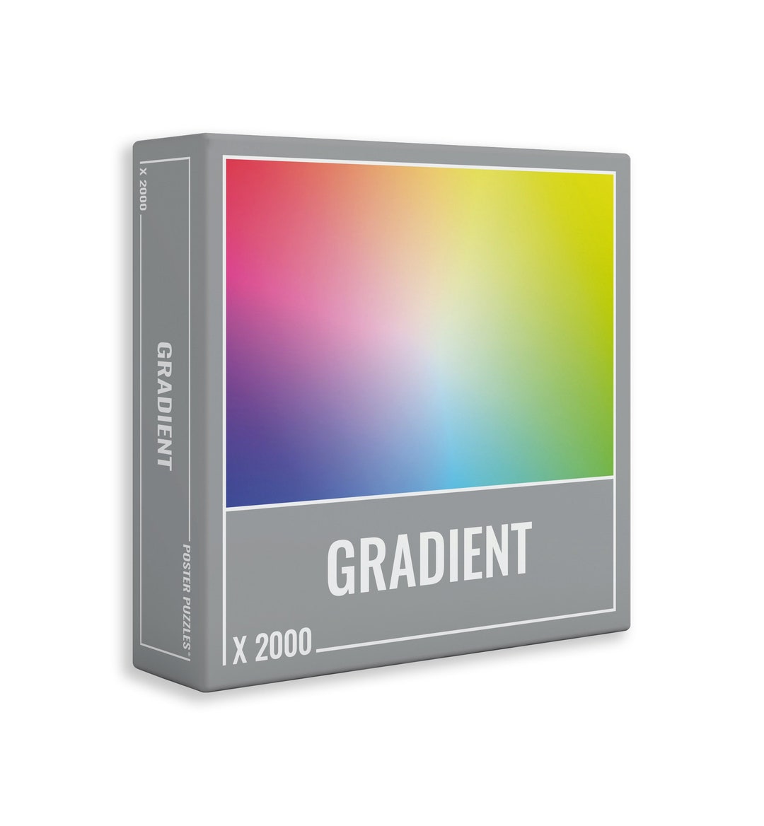 2000 Piece Gradient Jigsaw – amazing, Colourful 2000-piece Gradient ...