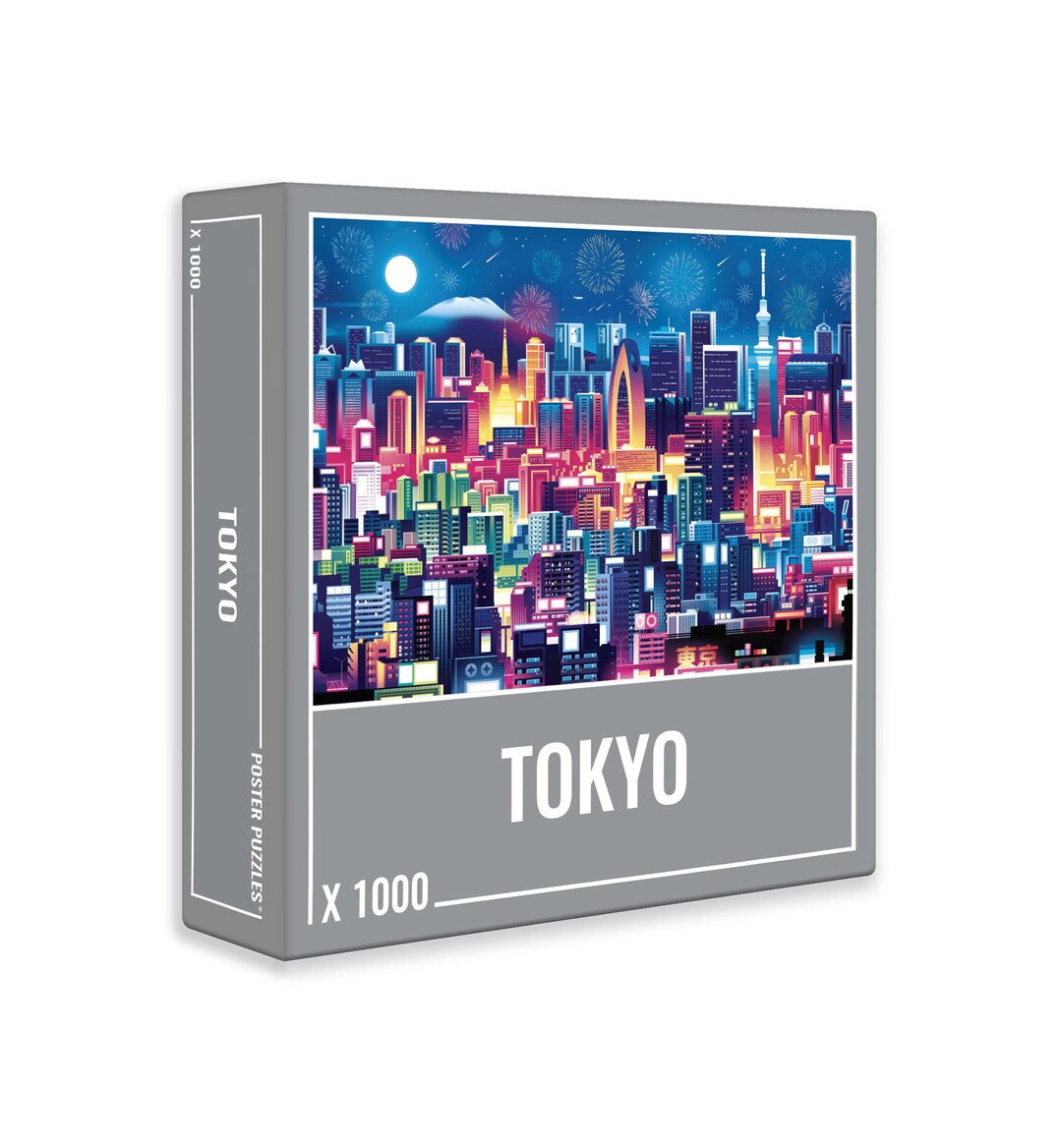 Tokyo – premium 1000-piece Jigsaw Puzzle for Adults With Japanese Theme. Fun, Difficult Skyline ...