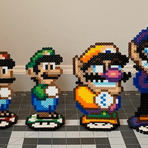 Custom Super Mario World Perler Bead Sprites Nintendo | Etsy