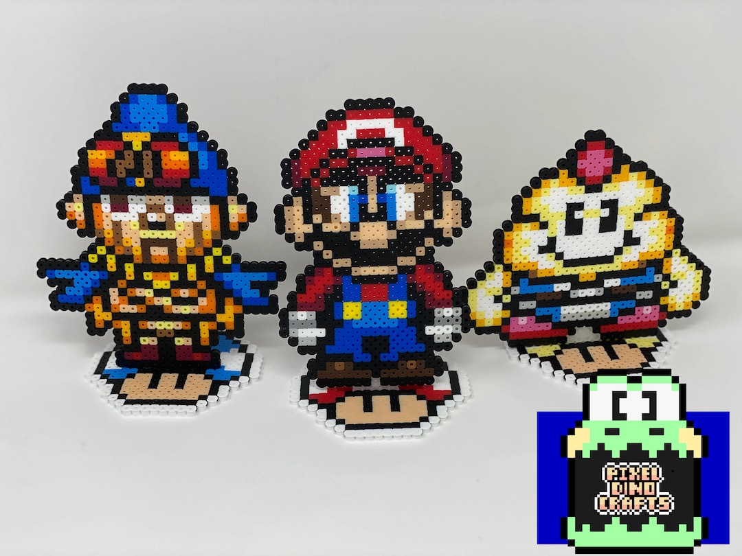 Mario RPG Allies Perler Bead Sprite Stand or Necklace - Etsy