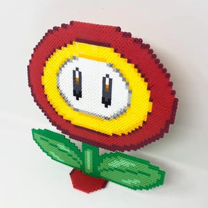 Large Fire Flower Perler Bead Sprite - Etsy