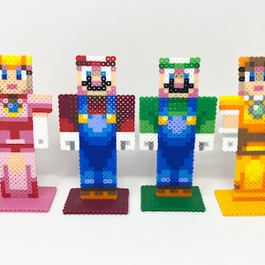 Minecraft Mario Perler Bead Sprites - Etsy