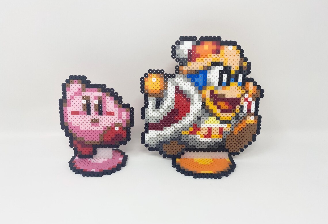 Kirby and Dedede Perler Bead Sprites - Etsy