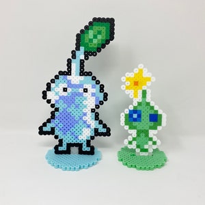 Ice and Glow Pikmin Perler Bead Sprites - Etsy