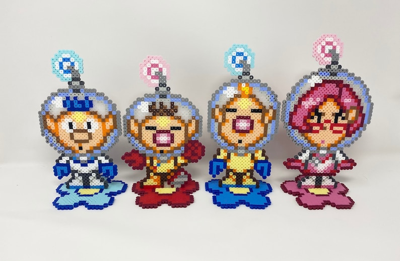 Pikmin Captain Perler Bead Sprite Set - Etsy Canada