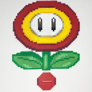 Large Fire Flower Perler Bead Sprite - Etsy