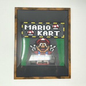 Mario Kart Perler Bead Portrait - Etsy