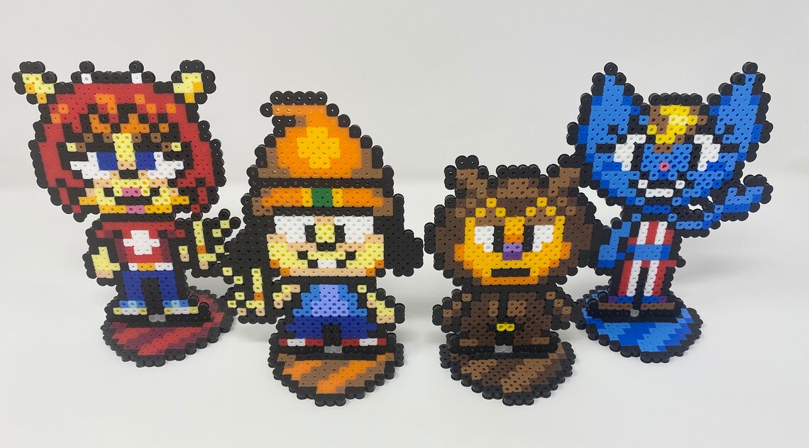 Rapper Pup Perler Bead Sprites - Etsy
