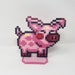 Pink Pig Perler Bead Sprite - Animal - Etsy