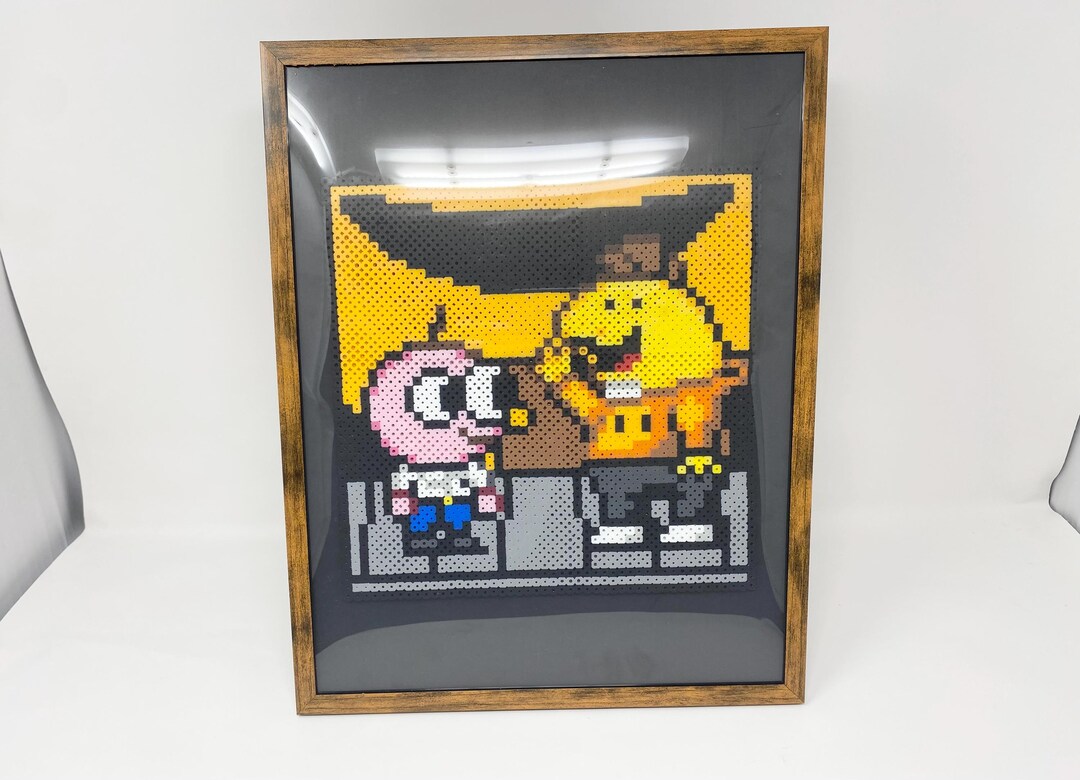 Smiling Friends Perler Bead Portrait - Etsy