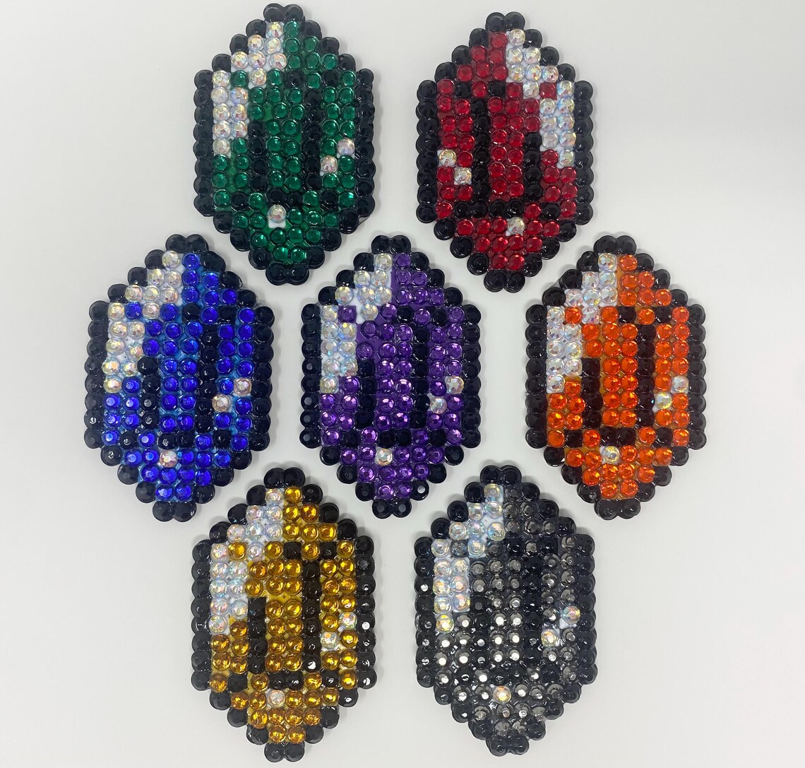 Shiny Rupee Perler Bead Sprites - Etsy