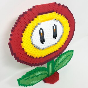 Large Fire Flower Perler Bead Sprite - Etsy