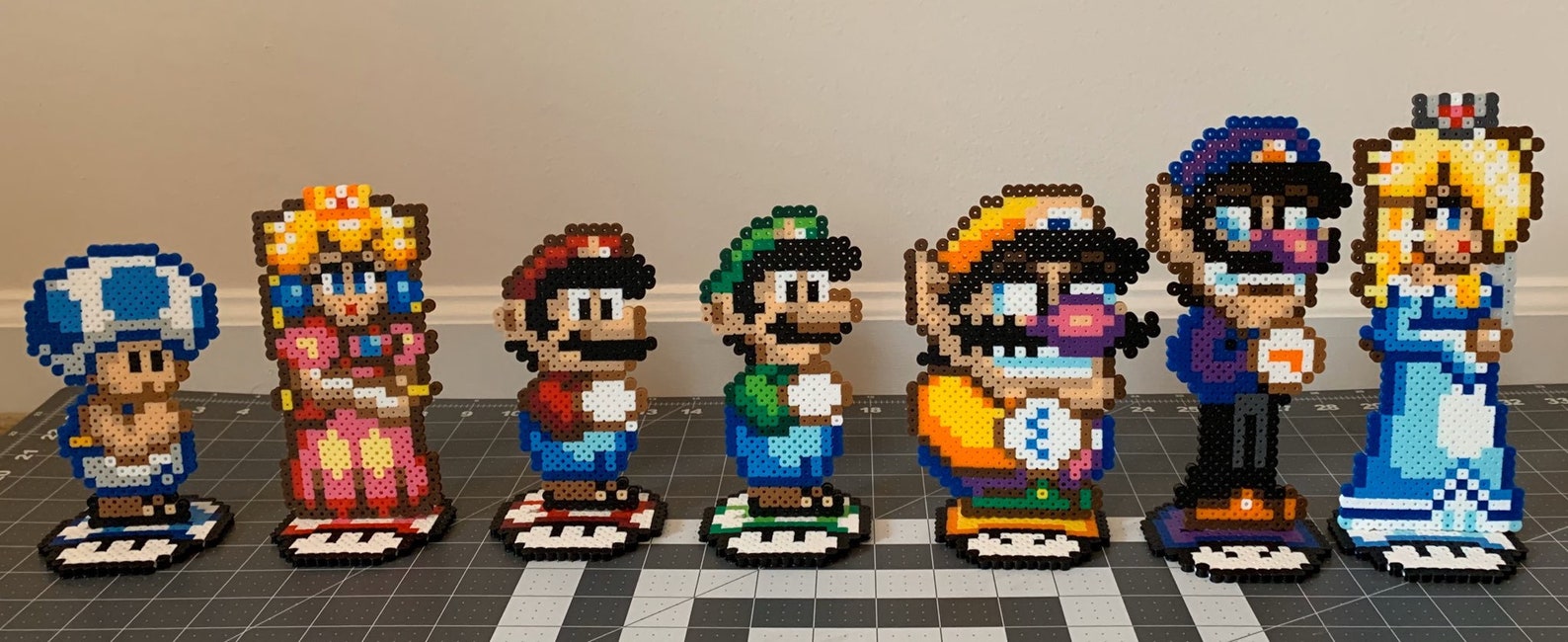 Custom Super Mario World Perler Bead Sprites - Etsy