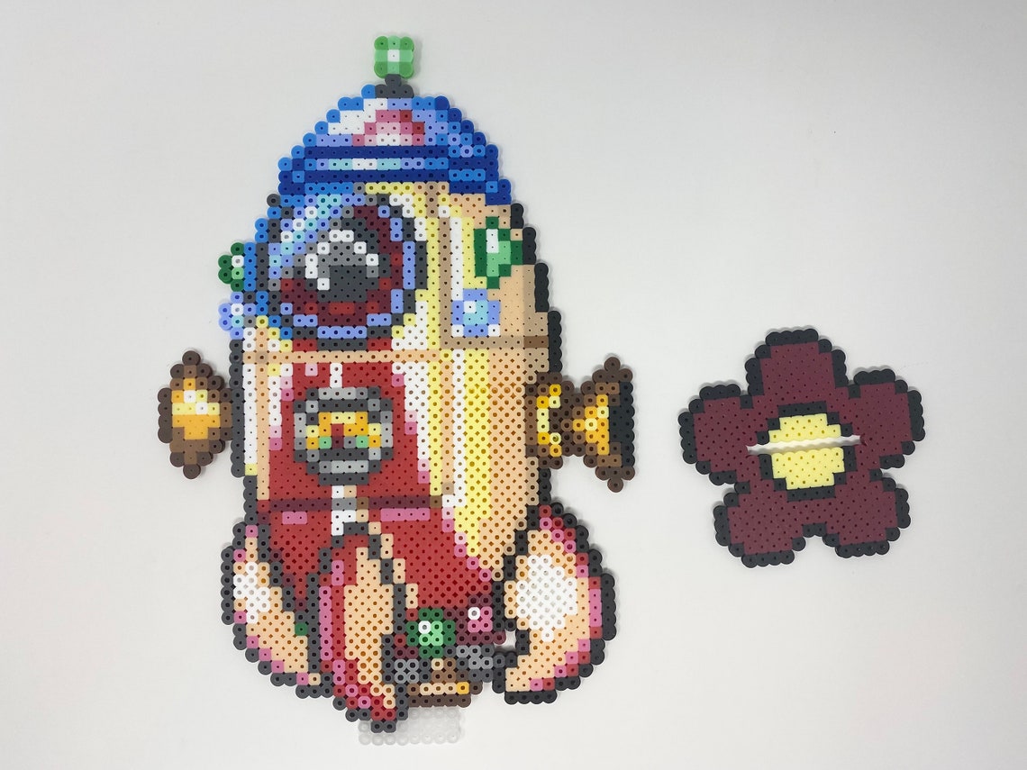 Dolphin Rocket Perler Bead Sprite - Etsy