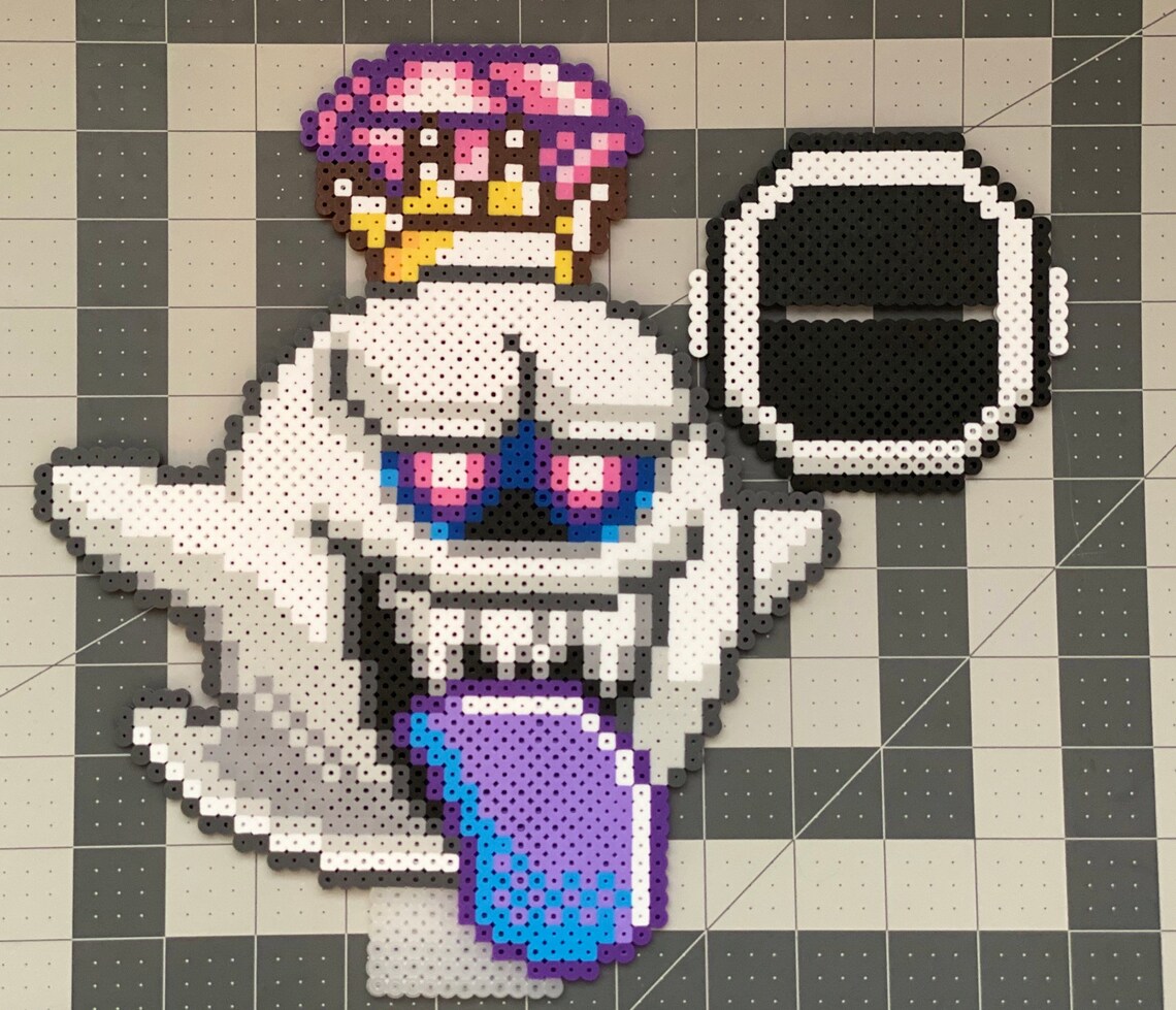 King Boo Perler Bead Sprite - Etsy