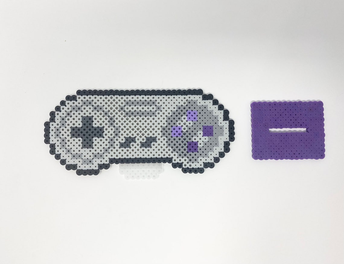 SNES Controller Perler Bead Sprite - Etsy