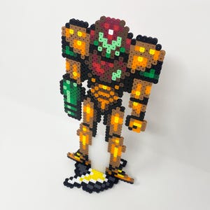 Samus Aran Super Metroid Perler Bead Sprite - Etsy