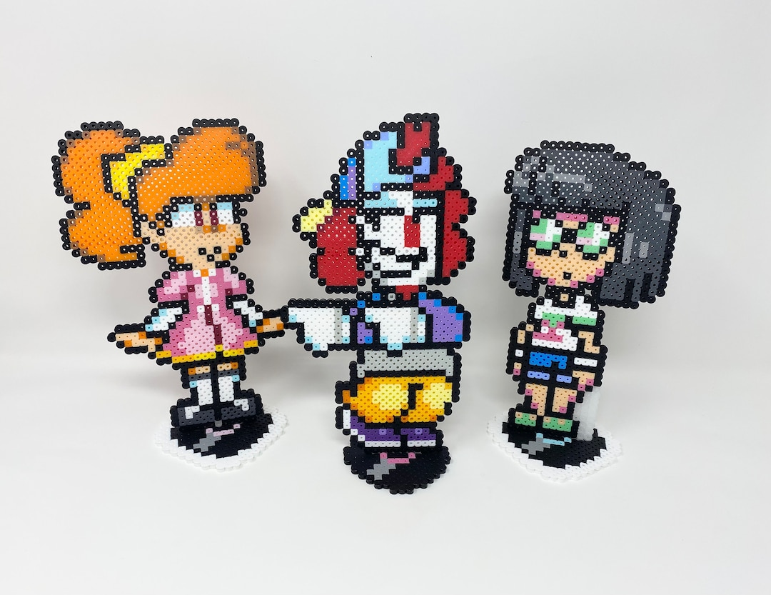 Synthz Mcwave, Jamtine and Nami Perler Bead Sprites - Etsy