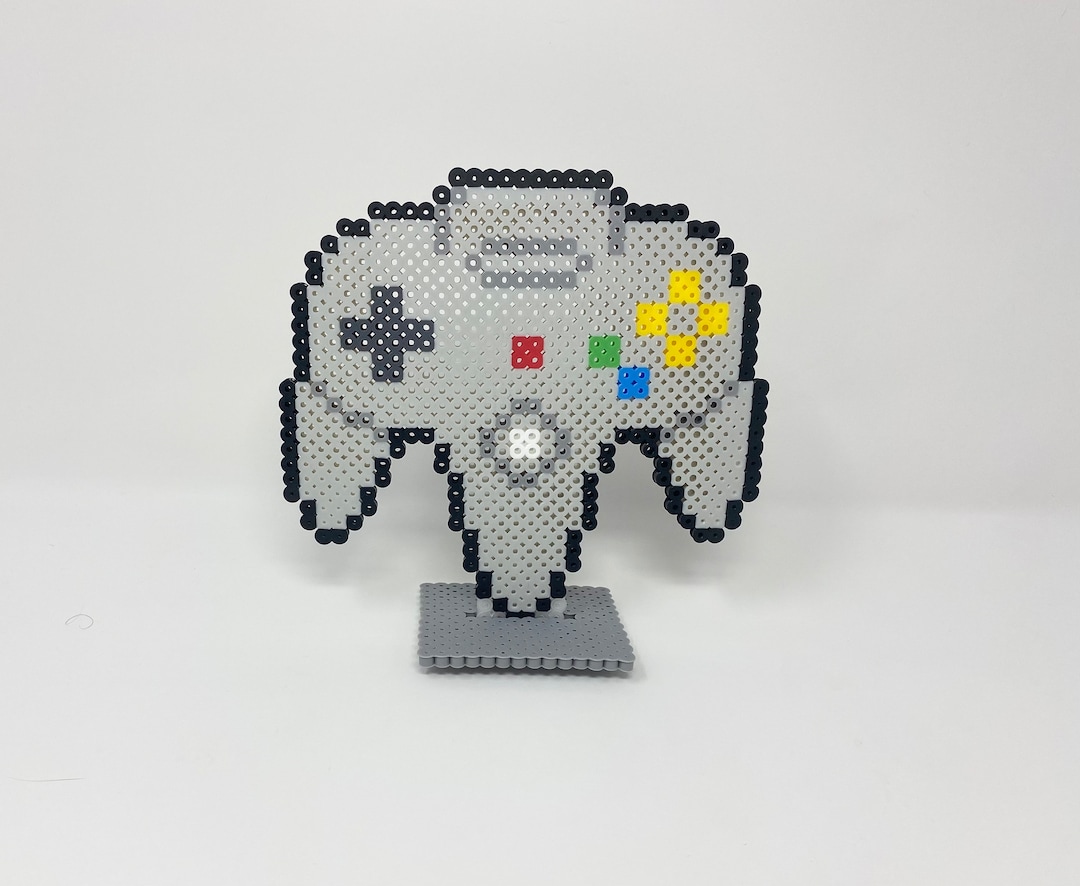 N64 Controller Perler Bead Sprite - Etsy