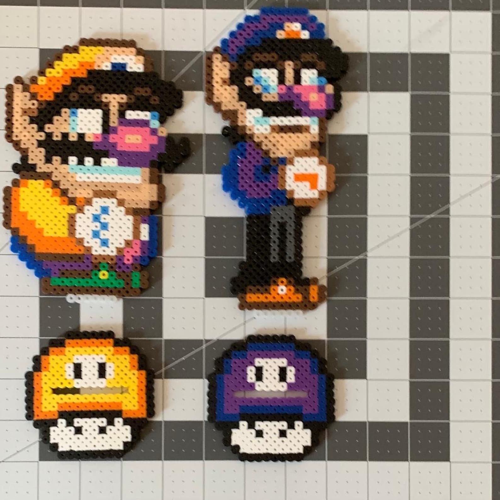 Custom Super Mario World Perler Bead Sprites Nintendo - Etsy