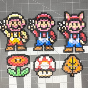 SMB3 Mario Power up Perler Bead Sprites - Etsy Australia