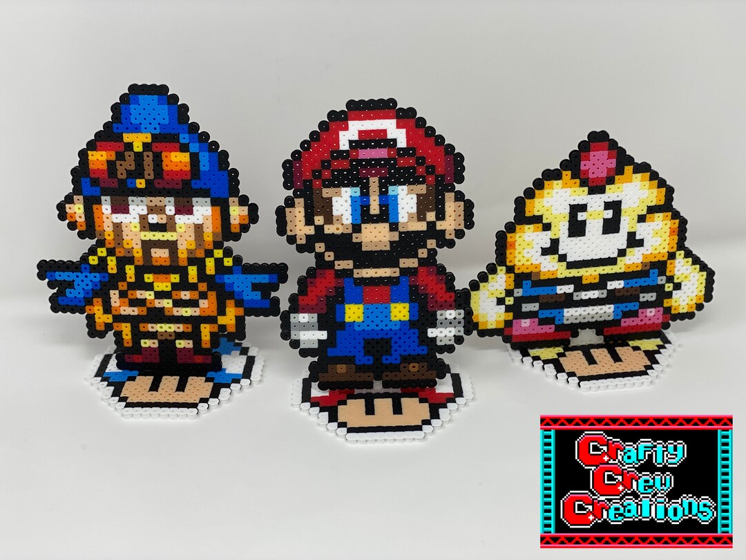 Mario RPG Allies Perler Bead Sprite Stand or Necklace - Etsy