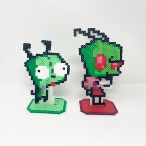 Invader Zim Perler Bead Sprites - Etsy