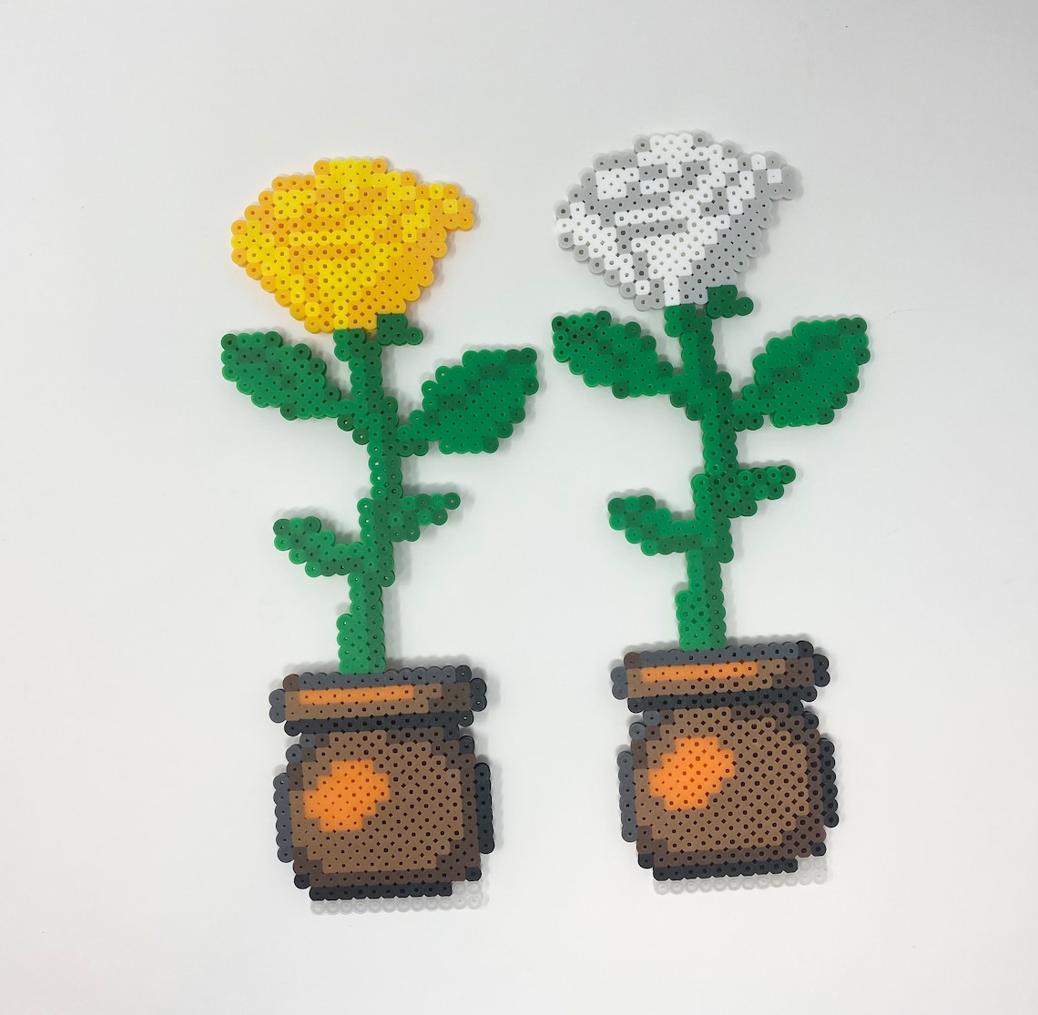 Colored Roses Perler Bead Sprites - Etsy