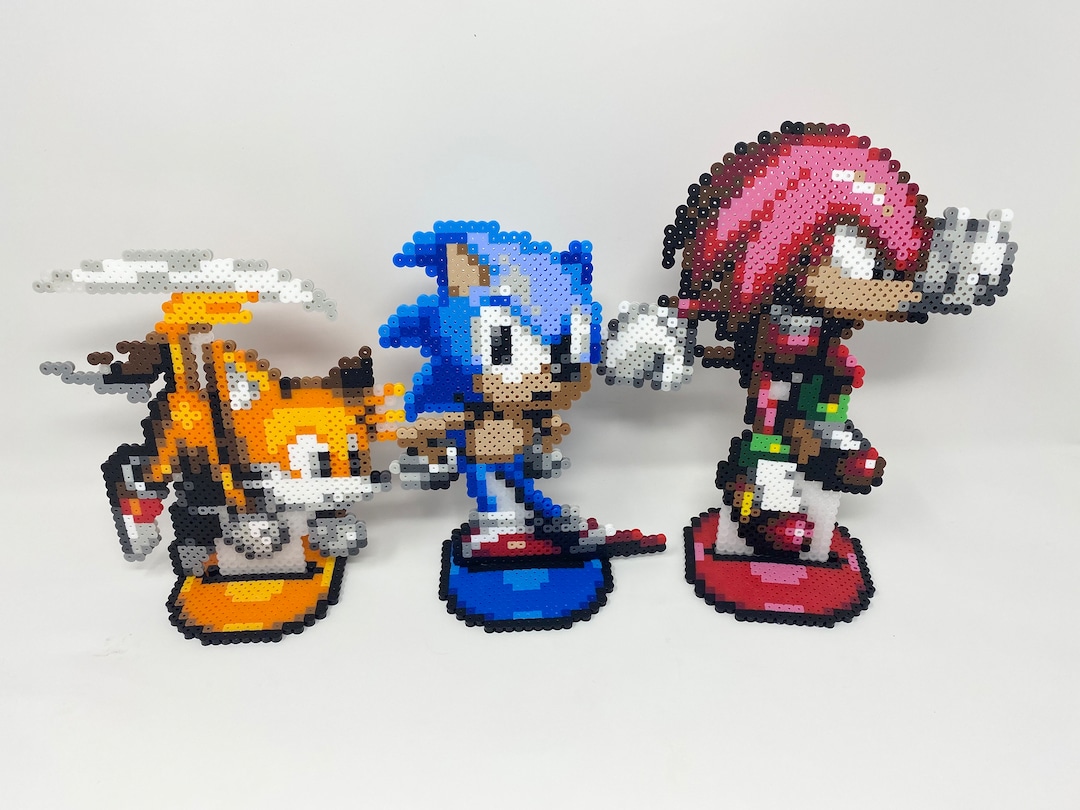 Sonic Perler Bead Sprite Set - Etsy