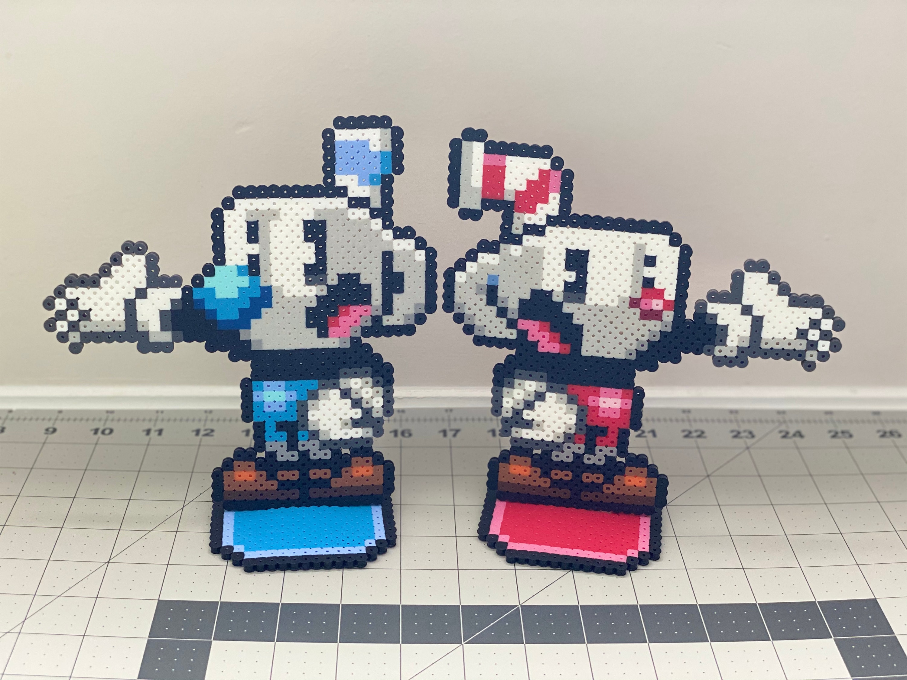 Cuphead Perler Bead Sprites - Etsy Canada