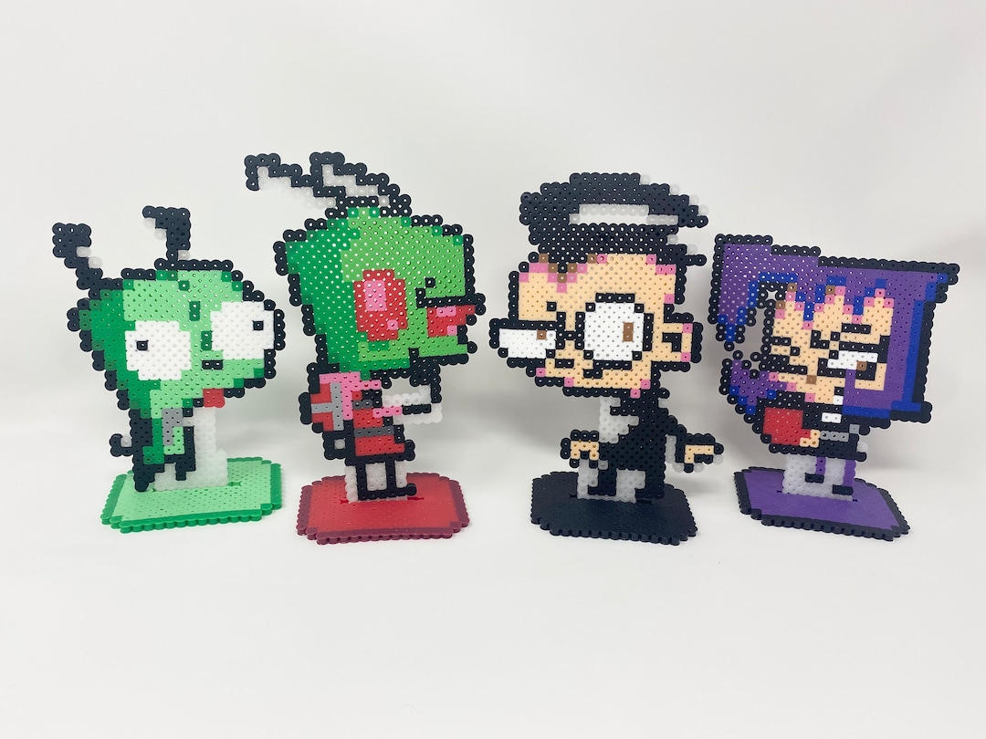 Invader Zim Perler Bead Sprites - Etsy