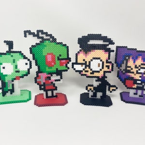 Invader Zim Perler Bead Sprites - Etsy