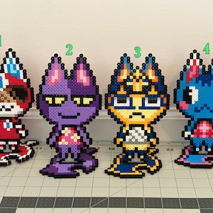 Cat Villager Perler Stand or Necklace - Etsy