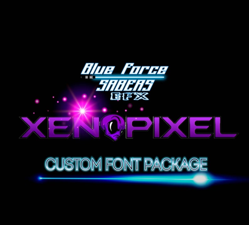 Xenopixel Soundboard - Custom Font Package - Etsy