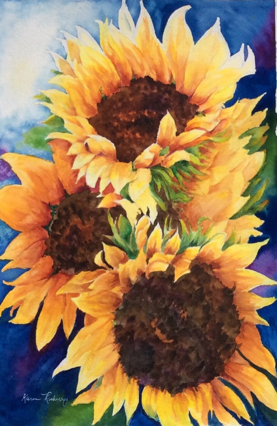 Glorious Sunflowers NOTECARDS CARDS - Etsy
