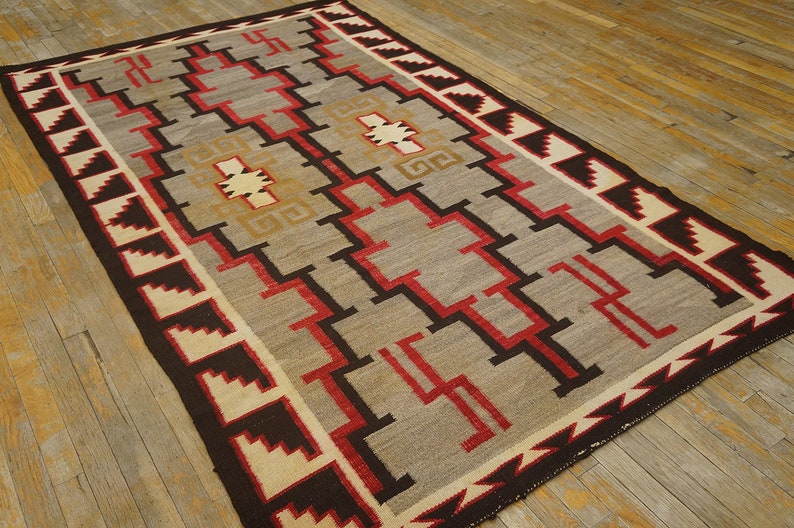 Antique American Navajo Rug - Etsy