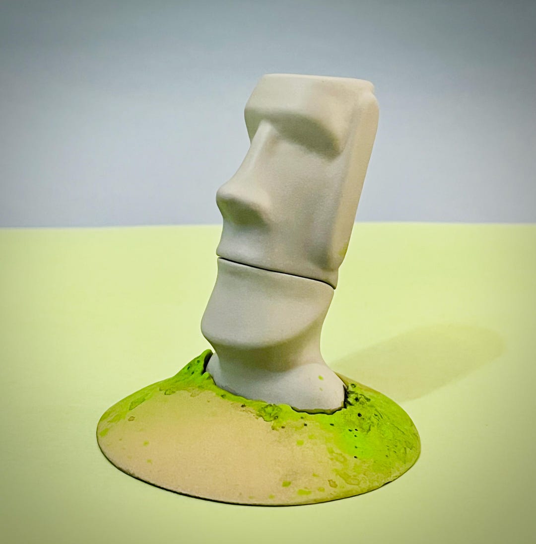 Custom Functional Easter Island Mini Moai Pez Dispenser - Fantasy Art ...